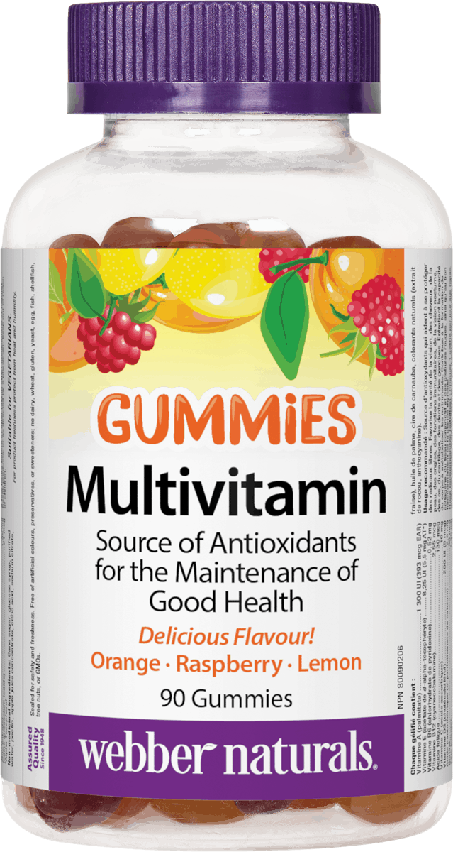 Webber Naturals Multivitamin 90 Gummies – Natural Vitamin Direct natvd.com